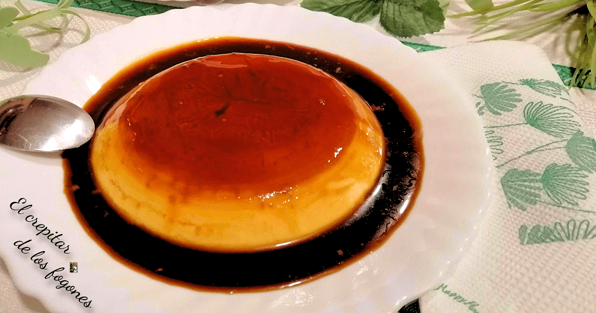 Flan de queso crema y nata (crema de leche) | Cocina