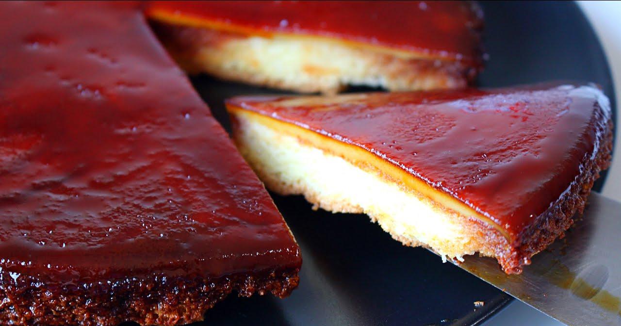 Pastel de caramelo con solo 2 ingredientes | Cocina