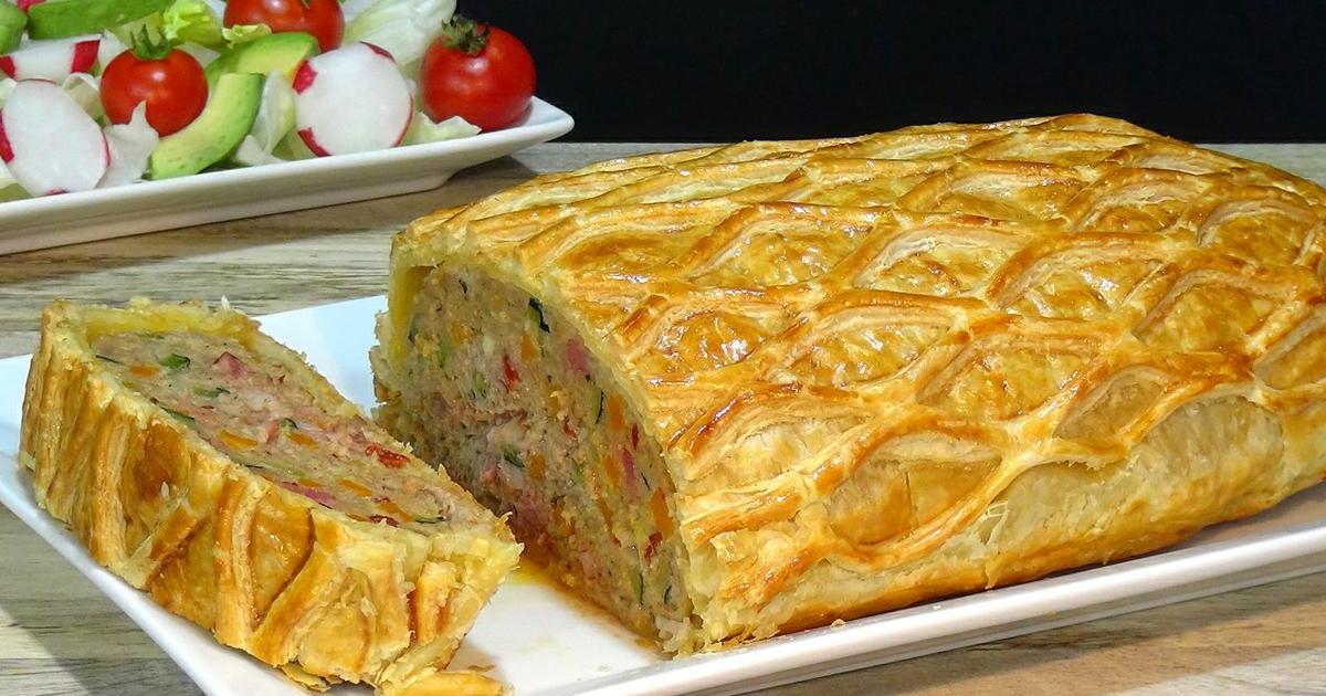 ROLLO DE CARNE Y VERDURAS EN HOJALDRE. Loli Domínguez | Cocina
