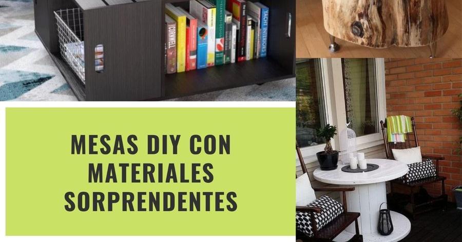 Mesas DIY: las mejores ideas con materiales sorprendentes | Bricolaje
