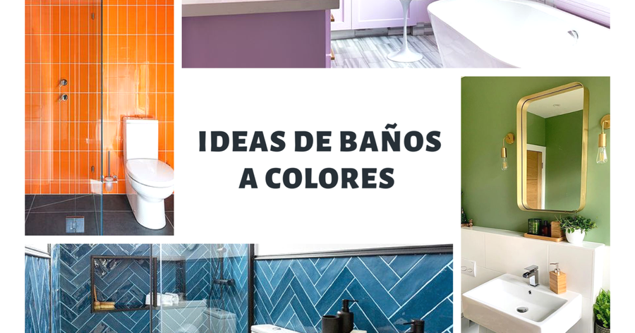 Ideas en baños a colores | Decoración