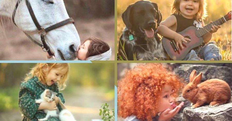 Las fotos más tiernas de niños con animales | Mascotas