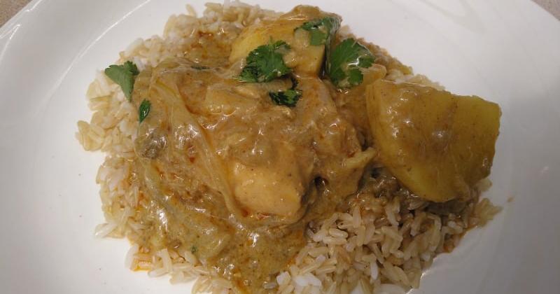 Curry amarillo de pollo tailandés | Cocina