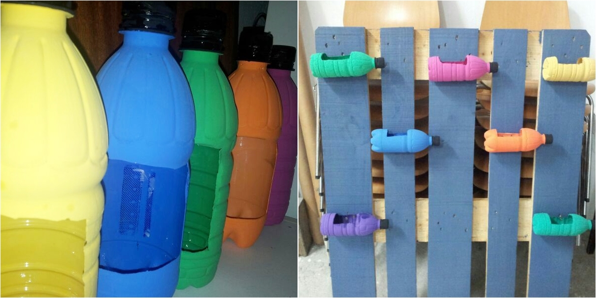 Haz tu propio huerto vertical con material reciclado | Plantas