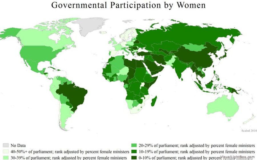 13 mapas sobre la situación de la mujer en el mundo | Ecología