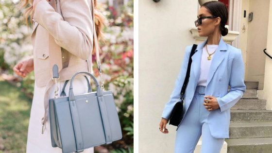 Agrega un toque de color azul a tus outfits | Belleza